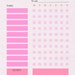 Pink Weekly Habit Tracker - Digital Download - Etsy