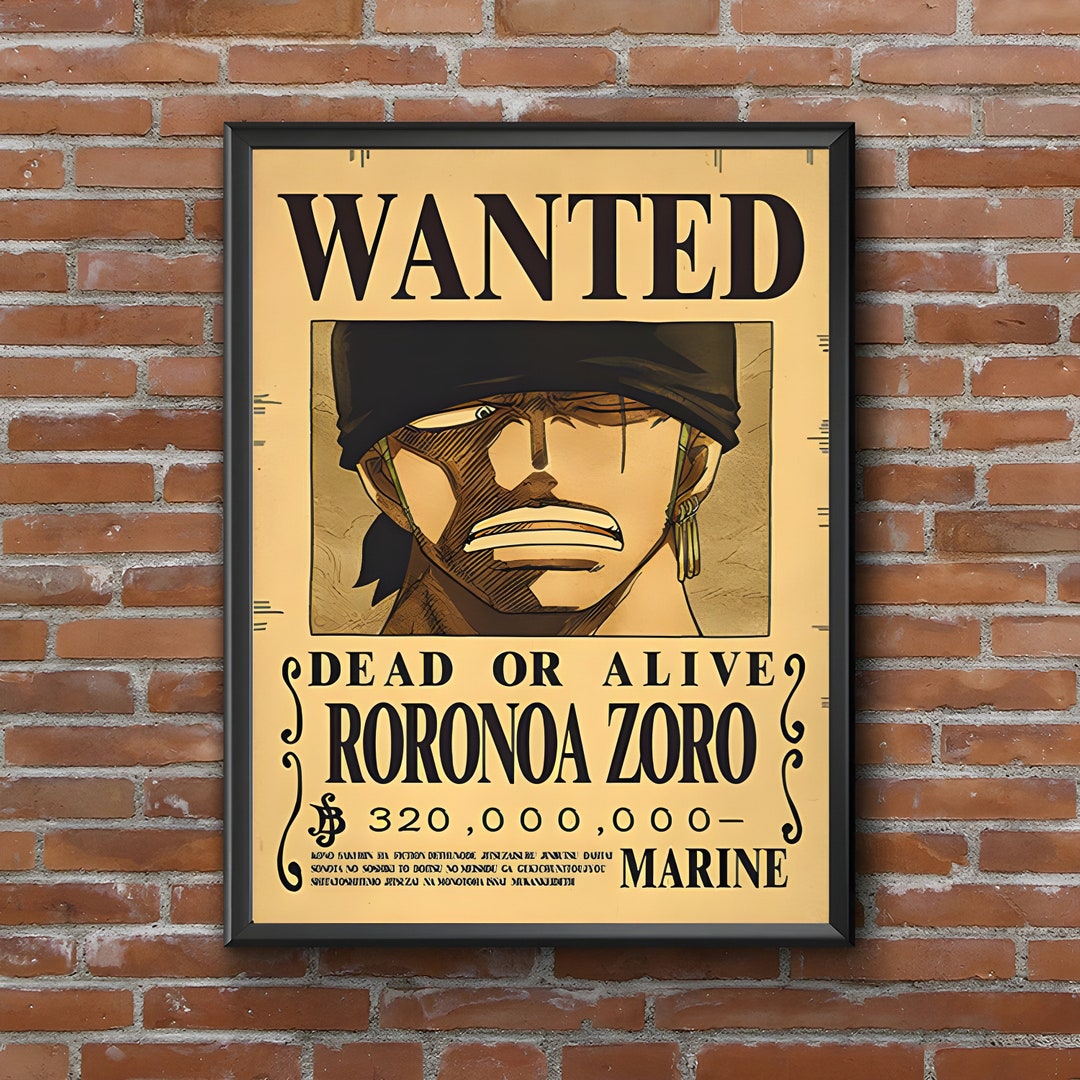 One Piece Bounty Wanted Posters Collection Featuring Luffy - Etsy