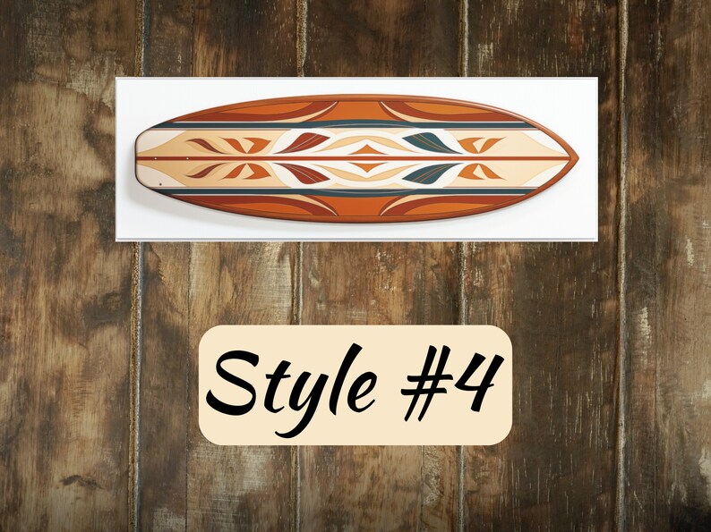 Canvas Surfboard Wall Art Long Narrow Wall Art Tall Narrow Wall Art ...