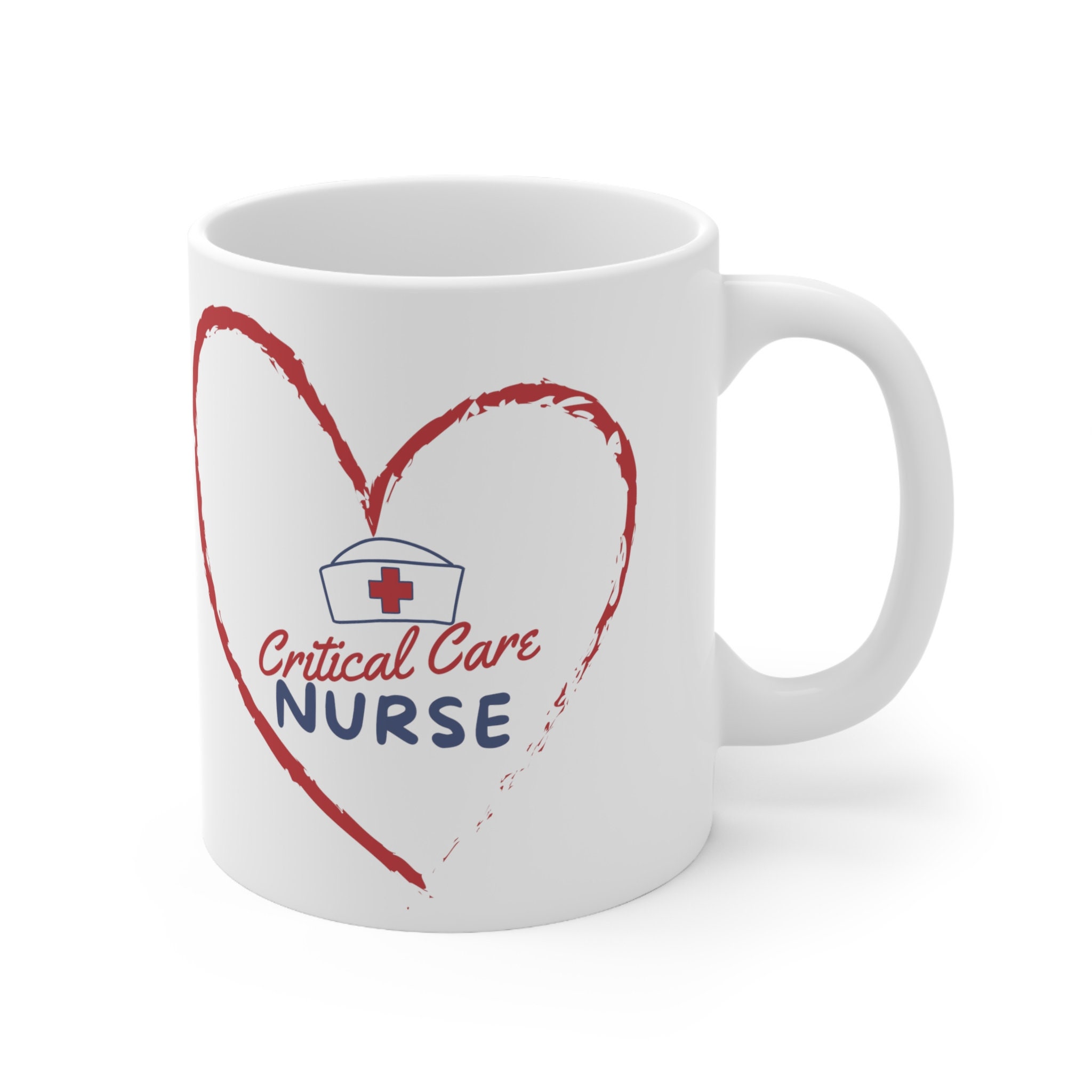 Critical Care Nurse Coffee Mug, Nurse Tea Mug, Hot Chocolate Mug, Nurse ...