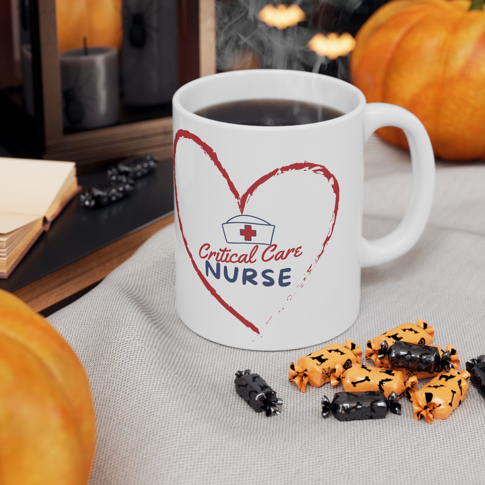 Critical Care Nurse Coffee Mug, Nurse Tea Mug, Hot Chocolate Mug, Nurse ...