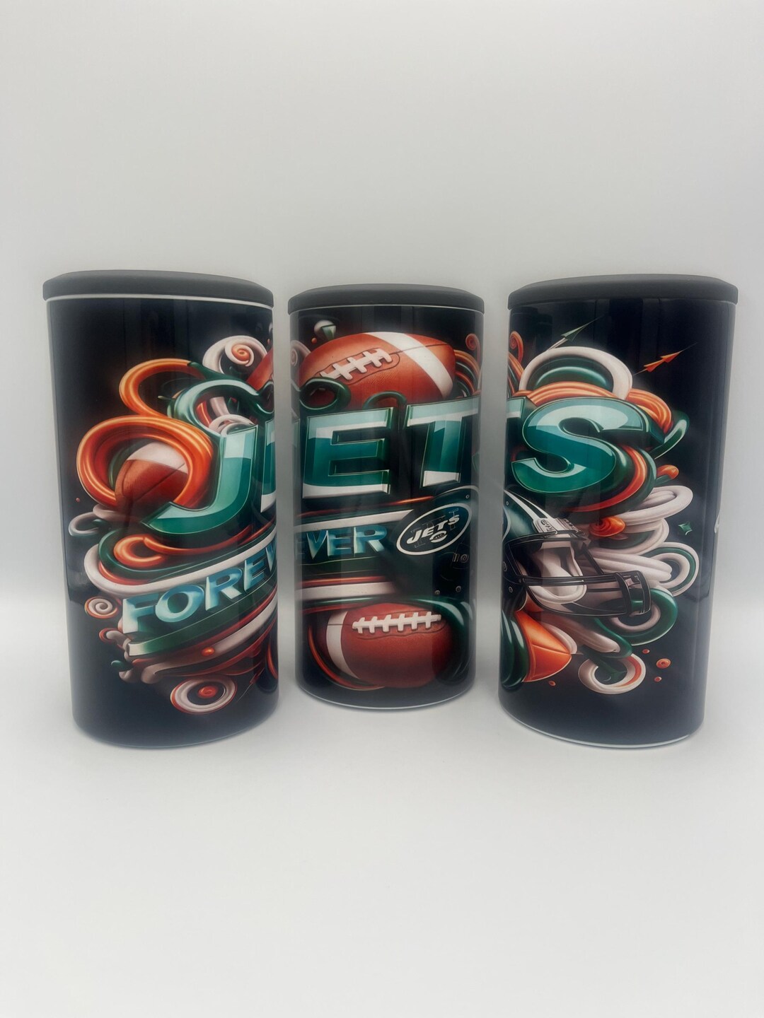 New York Jets Can Cooler: 4-in-1 Stainless Steel NFL Tumbler - Etsy