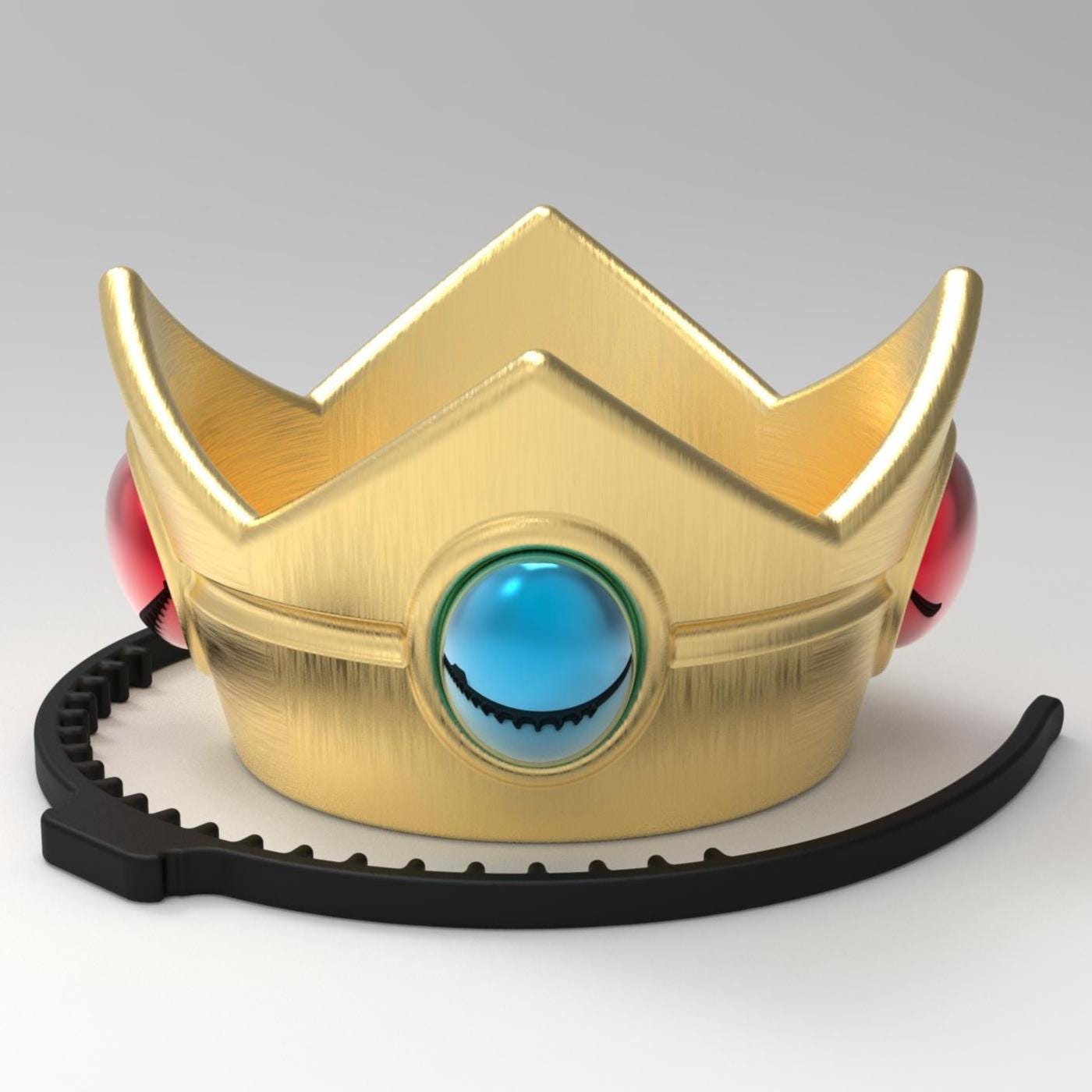 Princess Crown Super Mario Bros Cosplay Crown 3D Print - Etsy