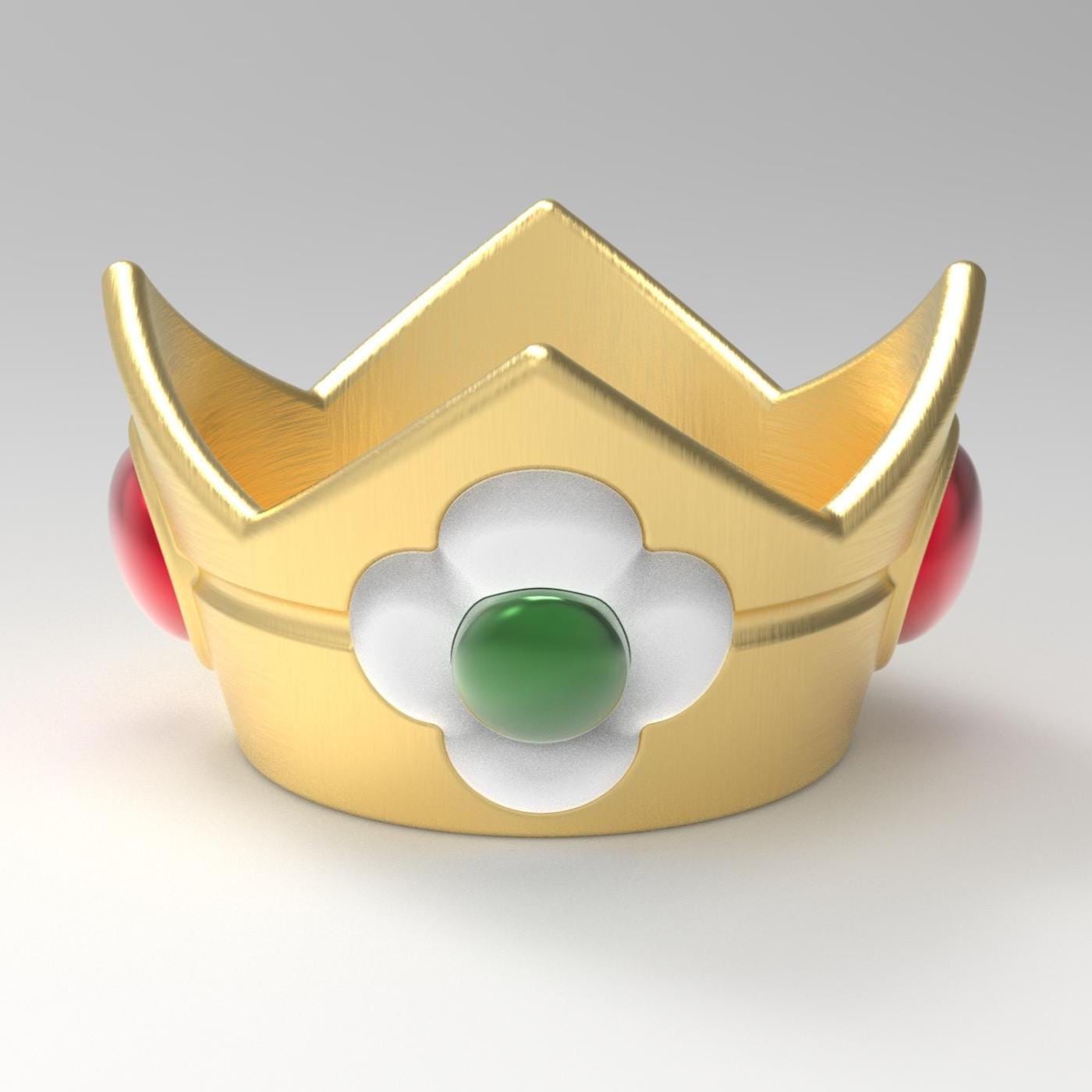 Princess Crown Super Mario Bros Cosplay Crown 3D Print - Etsy
