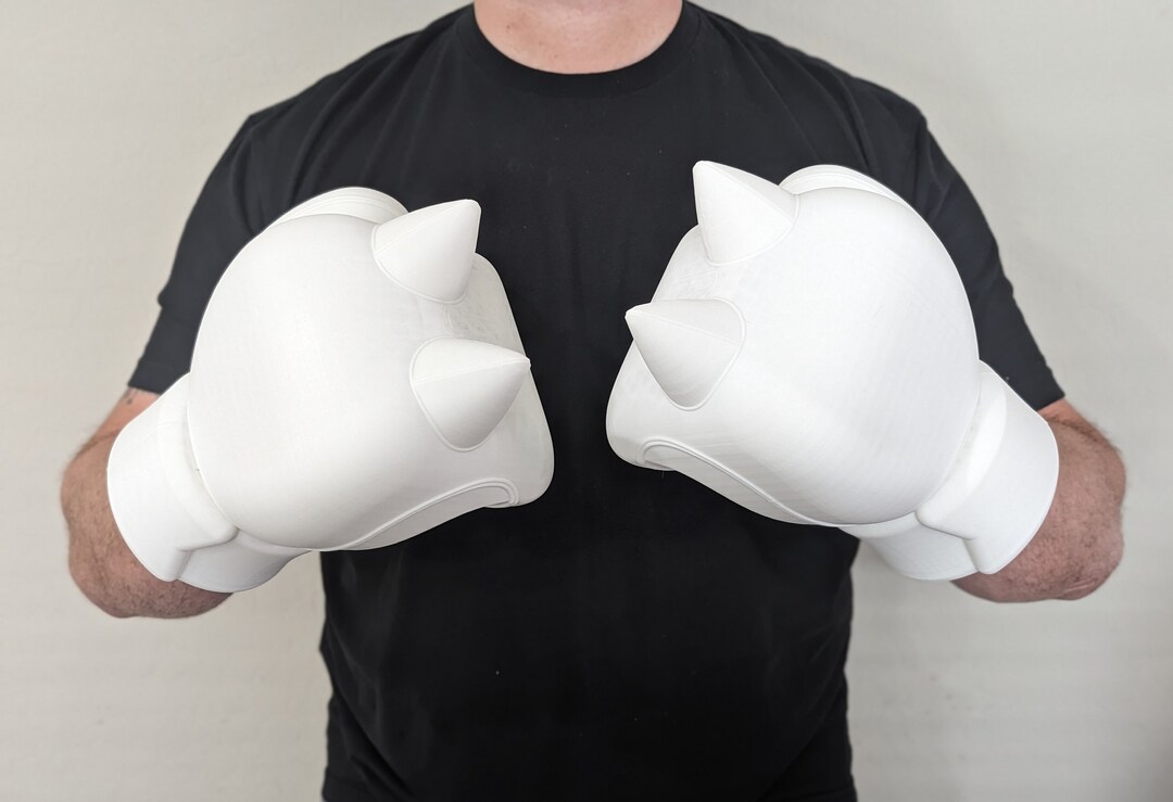 Knuckles Cosplay Gloves 3D Printed - Etsy