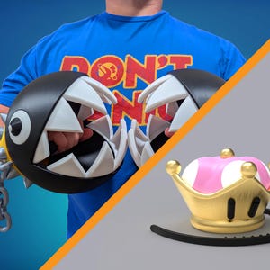 Super Mario Chain Chomp Chompette Cosplay Gloves - Etsy