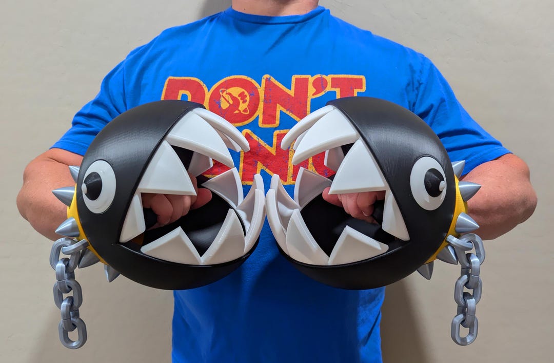 Super Mario Chain Chomp Chompette Cosplay Gloves - Etsy