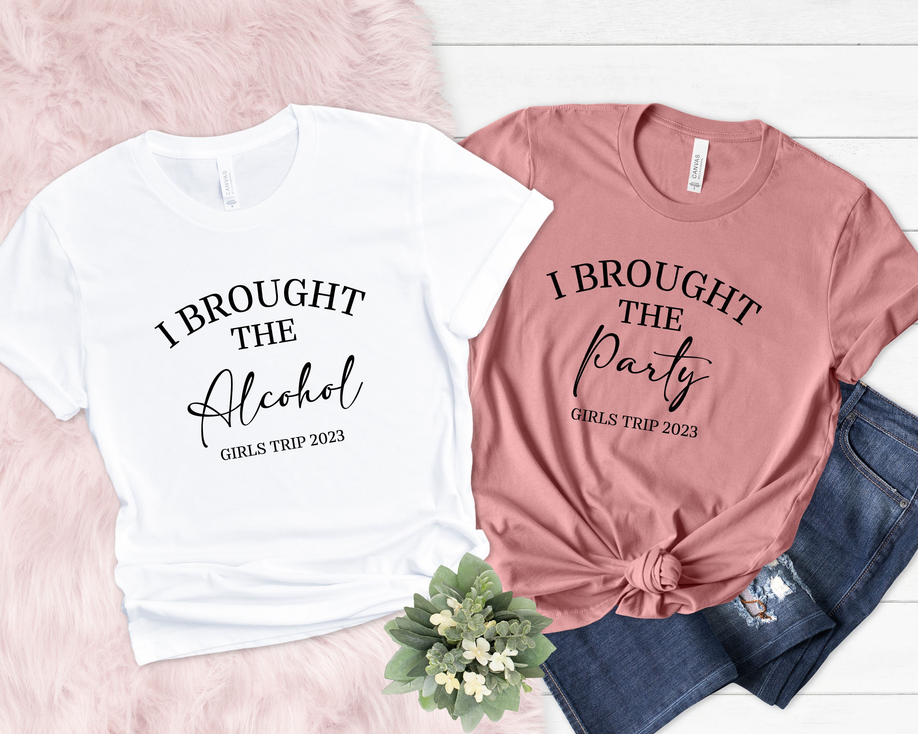 Custom I Brought Girls Trip 2023 Sweatshirt, Girls Tour Shirt ,friends ...