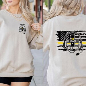 Custom 911 Dispatcher Sweatshirt, Dispatcher Shirt, Gift for Dispatcher ...