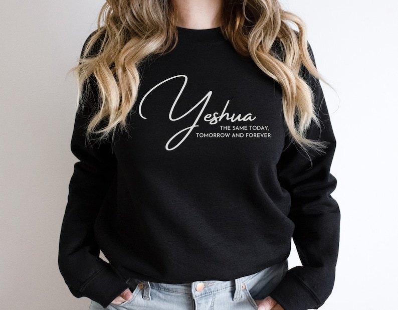 Christian Yeshua Sweatshirt, Jesus Shirt, Aesthetic Faith Sweater ...