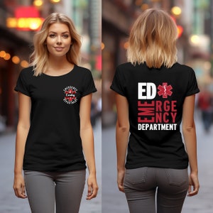 Custom ER Sweatshirt, Emergency Department Shirt, ED Sweater ...