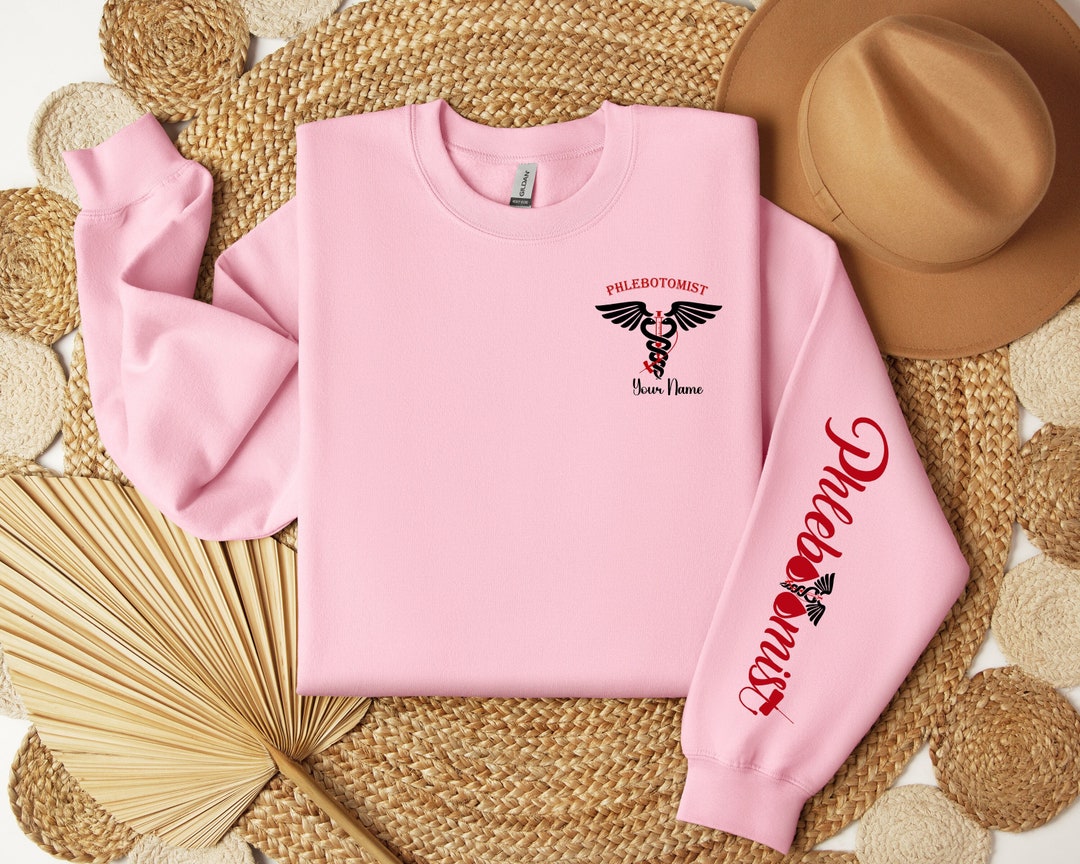 Personalized Phlebotomist Sweatshirt, Custom Medical Sweater ...