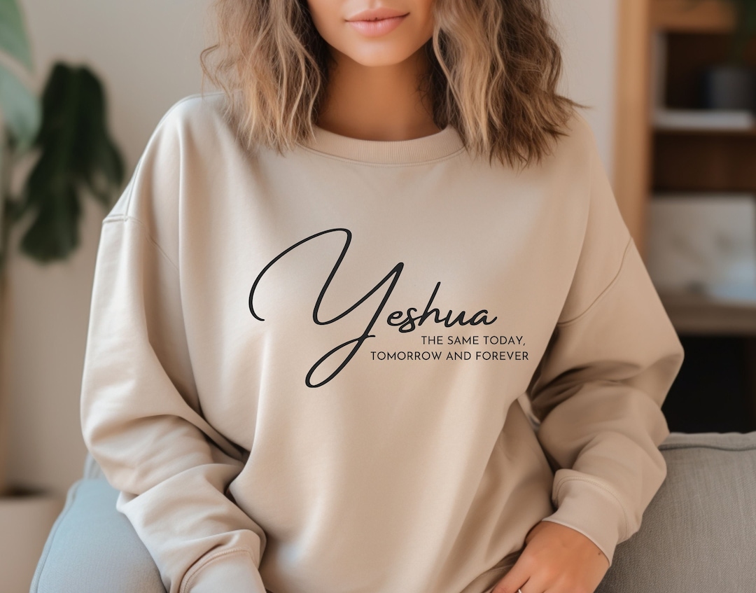 Christian Yeshua Sweatshirt, Jesus Shirt, Aesthetic Faith Sweater ...