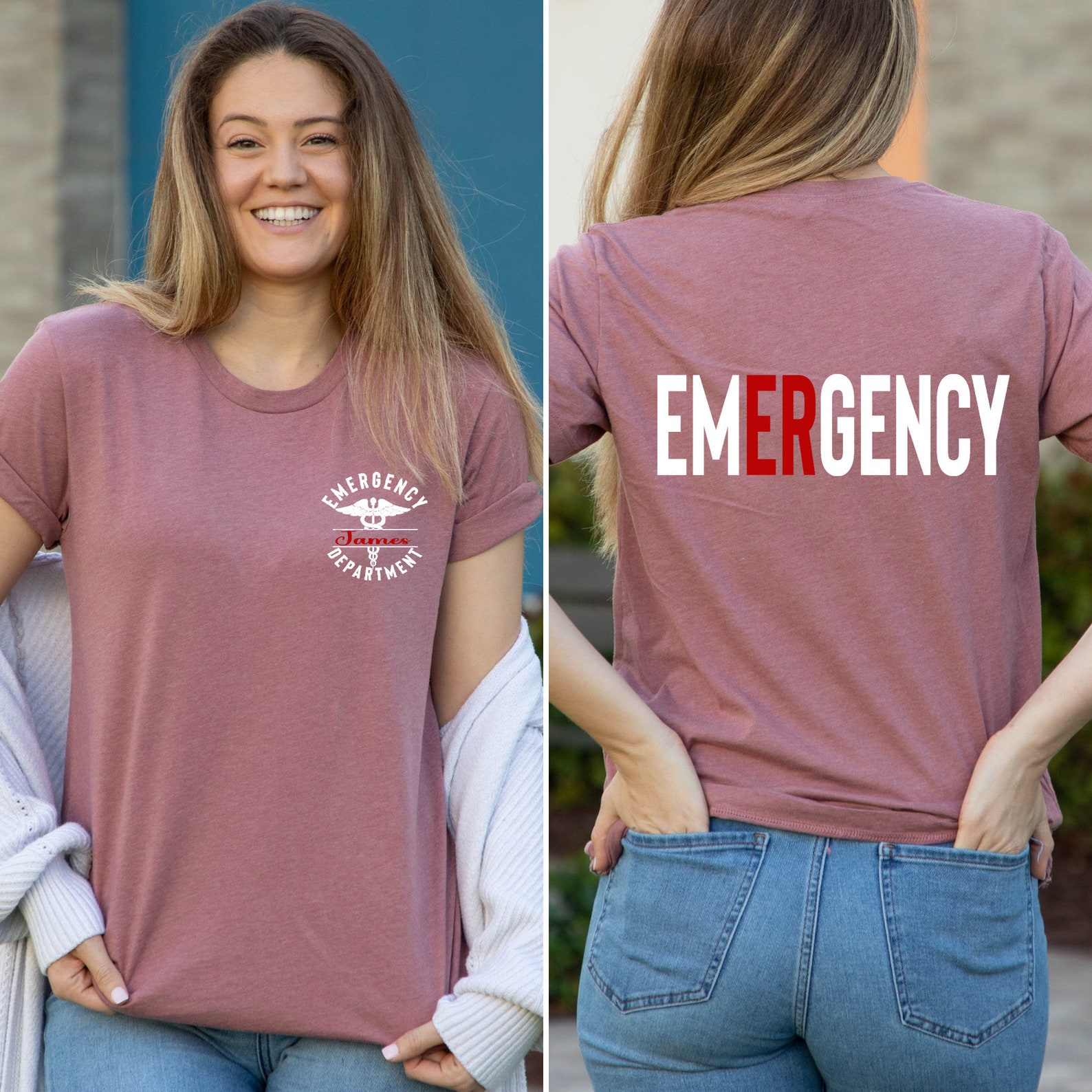 Custom ER Sweatshirt, Emergency Department Shirt, ED Sweater ...