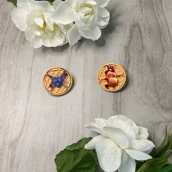 Waffle Pin - Etsy