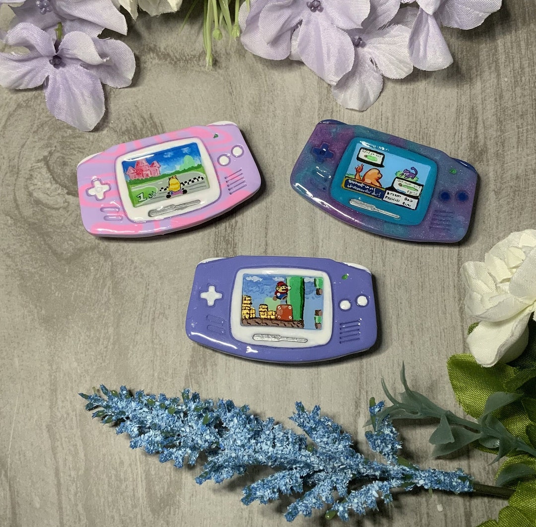 Custom Gameboy Advance Pin Handmade Clay Pins One-of-a-kind Nintendo ...