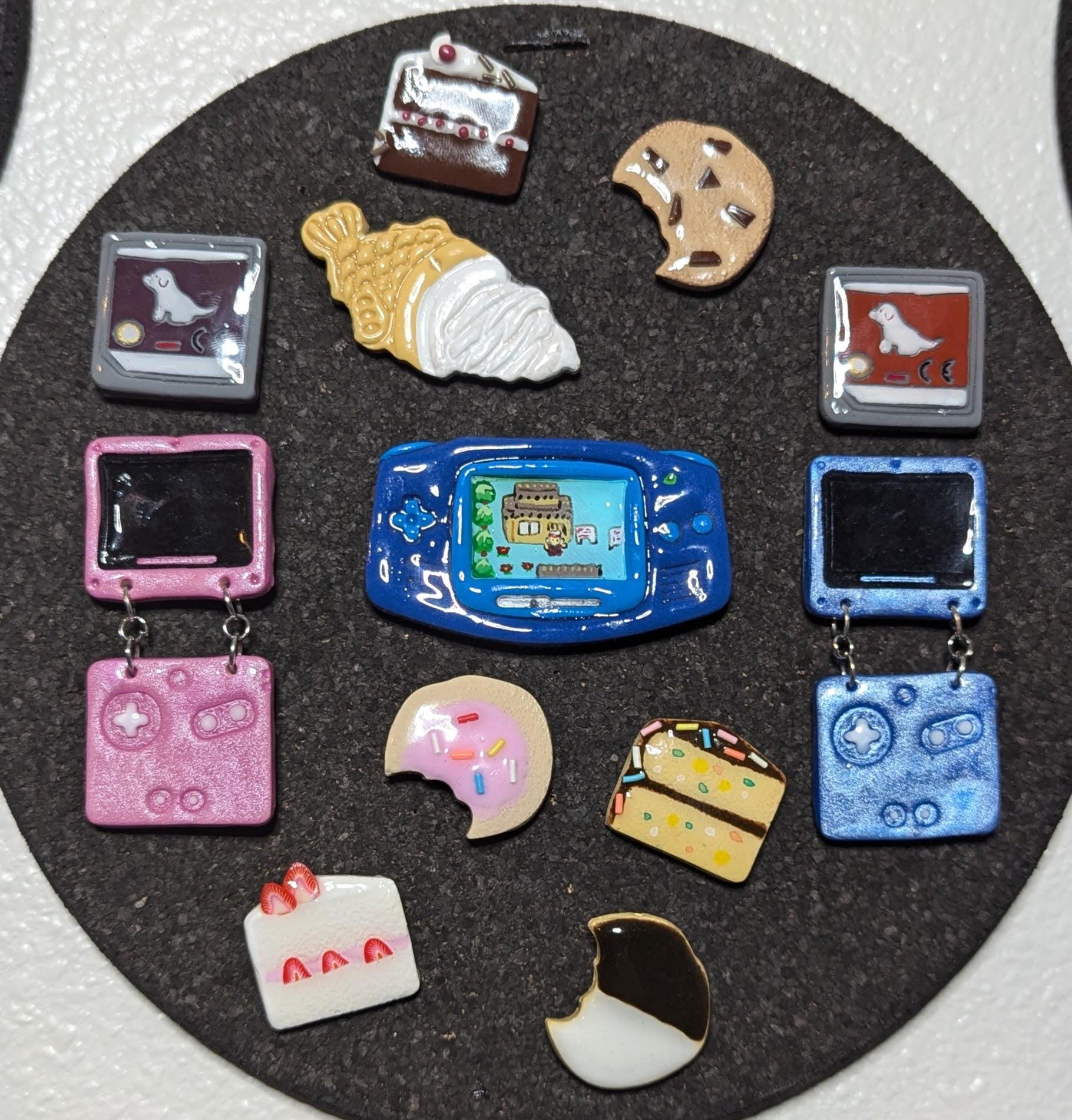 Cookie Pins | Handmade Clay Pins | Cute Chocolate Chip, Sprinkle, Black ...