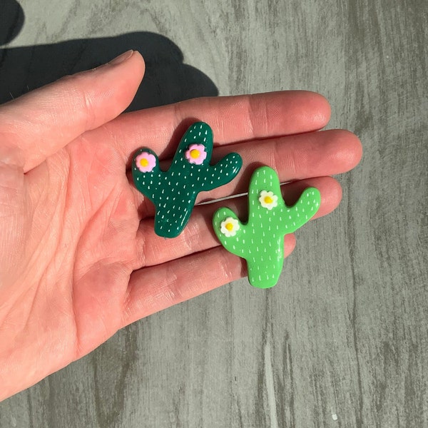 Cactus Pin - Etsy