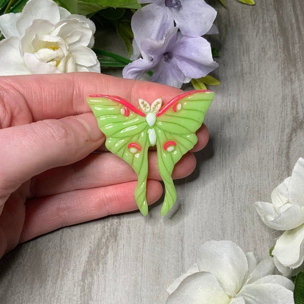 Luna Moth Pin - Etsy