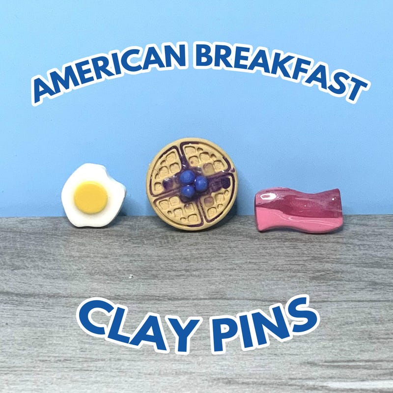 Waffle Pin - Etsy