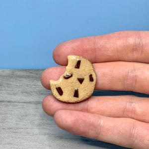 Cookie Pins | Handmade Clay Pins | Cute Chocolate Chip, Sprinkle, Black ...