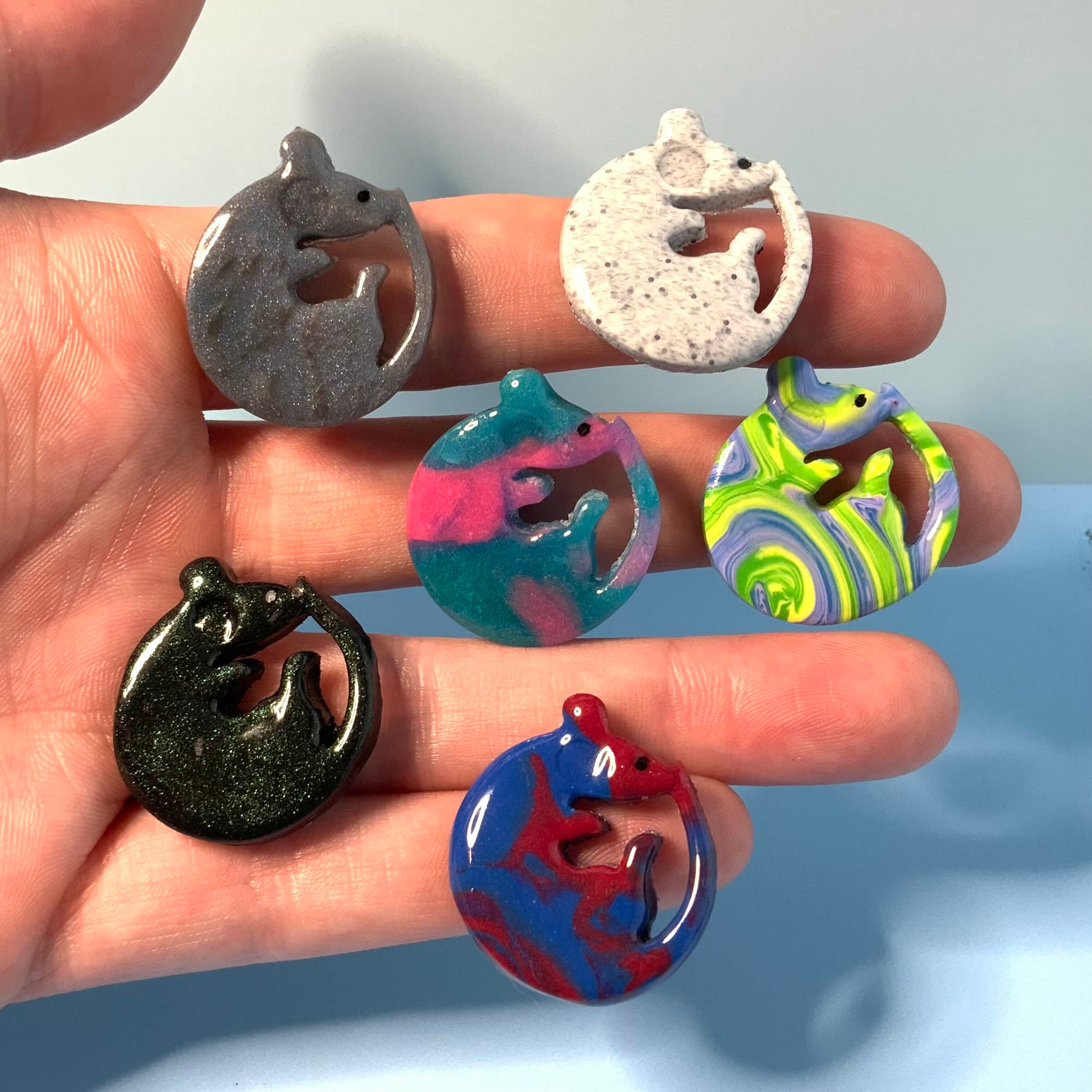 Gacha Mini Rat Pin | Handmade Clay Pins | Random Mystery Rat Pin! - Etsy