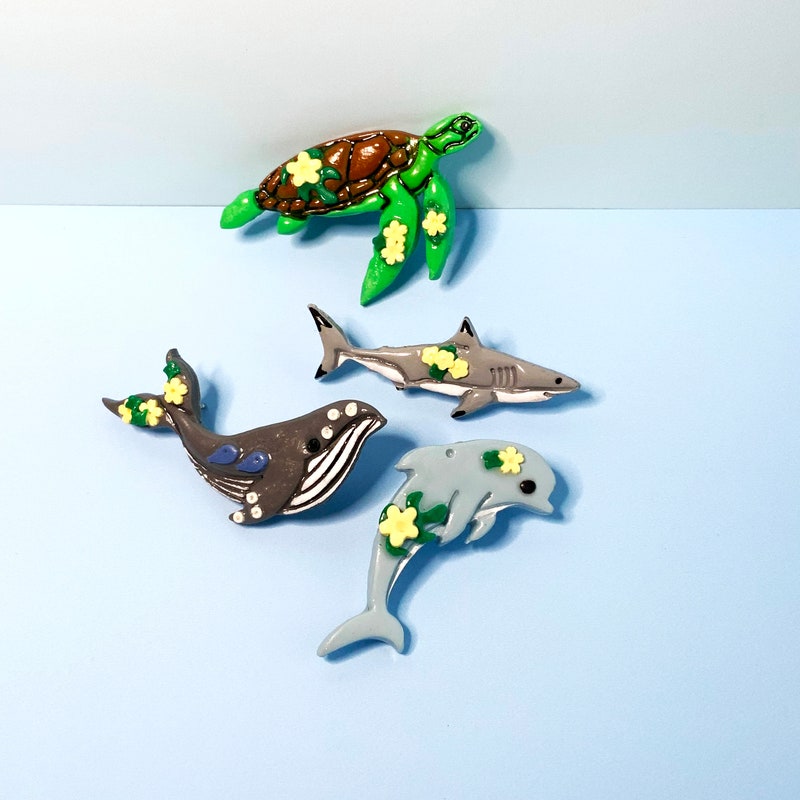 Polymer Clay Pin - Etsy