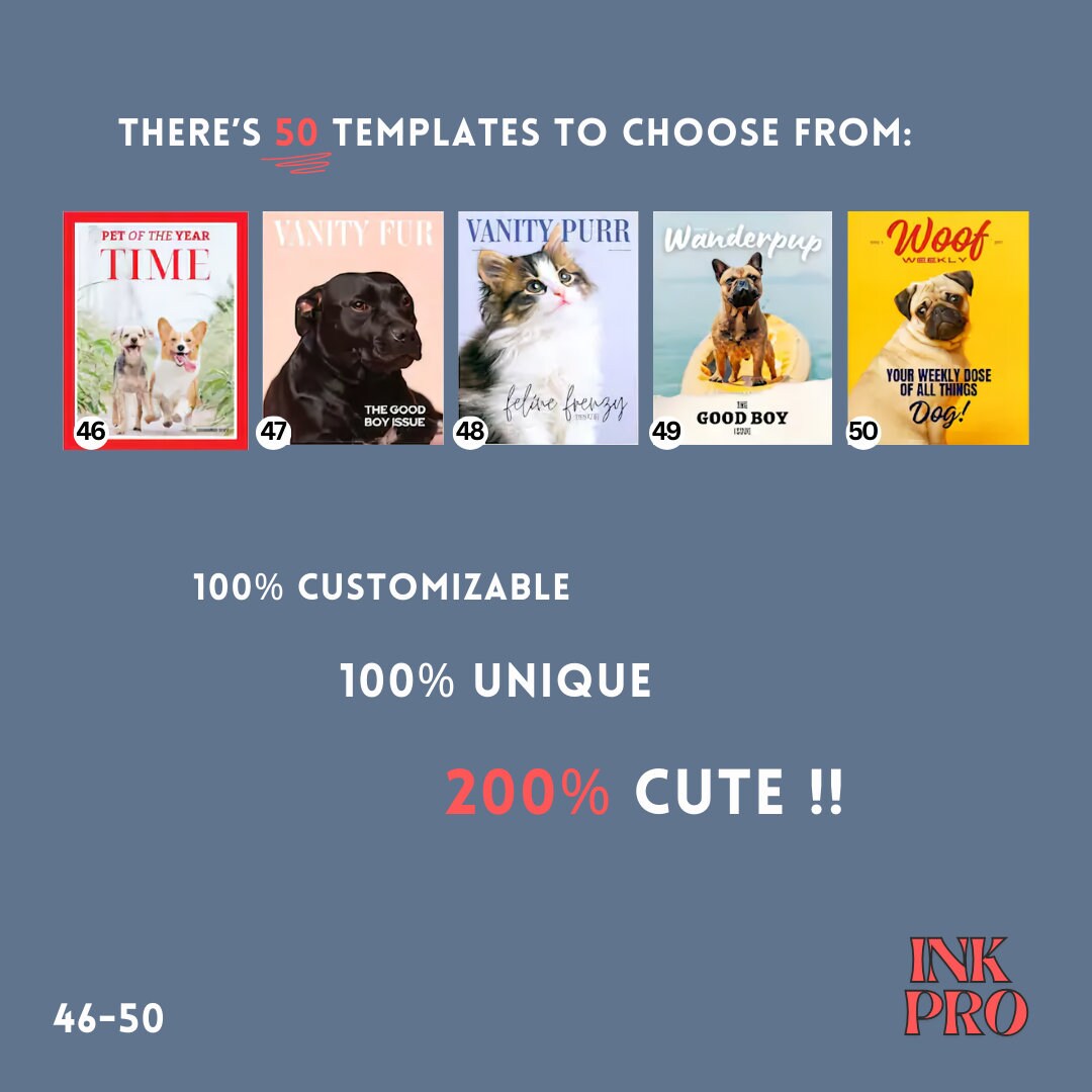 Pet Magazine Cover | Custom Magazine Cover | Great Gift - ALL Pet ...