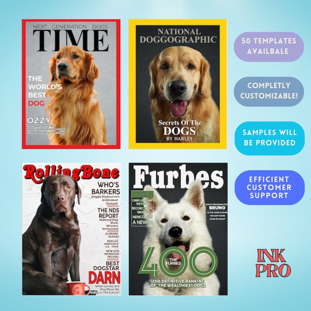 Pet Magazine Cover | Custom Magazine Cover | Great Gift - ALL Pet ...