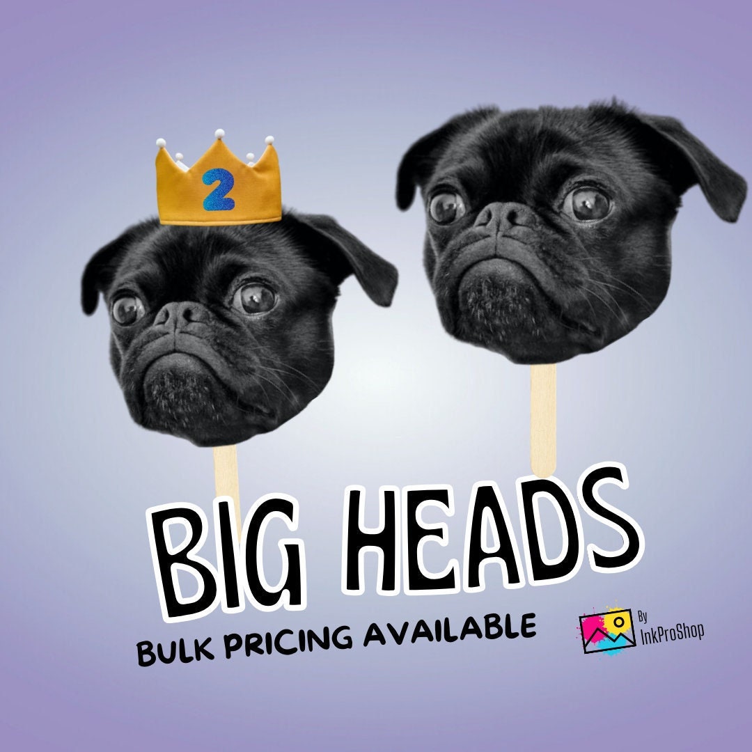 CUSTOM Pet Cutout Face on a Stick Photo Booth Prop Funny - Etsy Australia