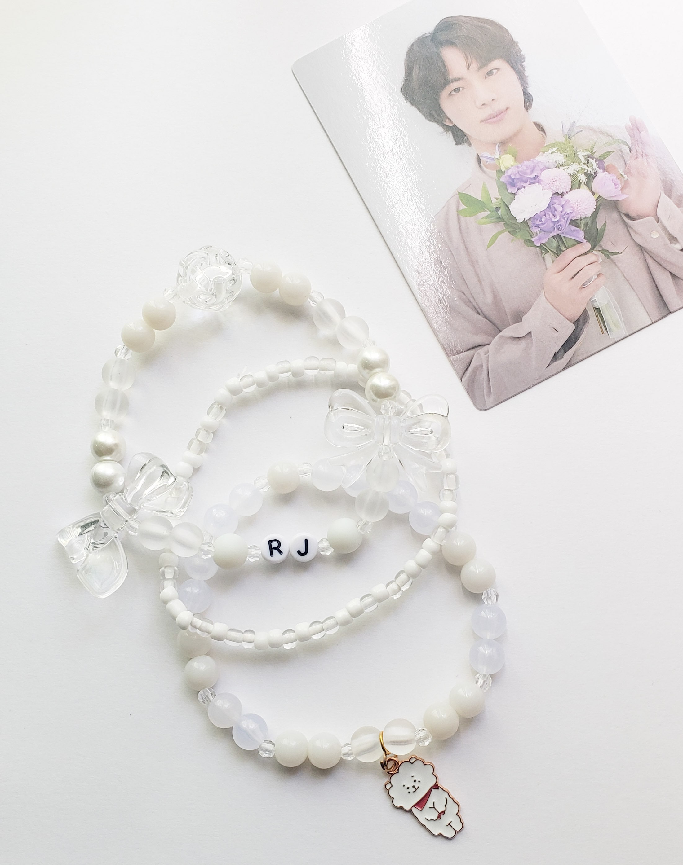 Handmade BTS/BT21 Inspired Beaded Bracelets - Etsy