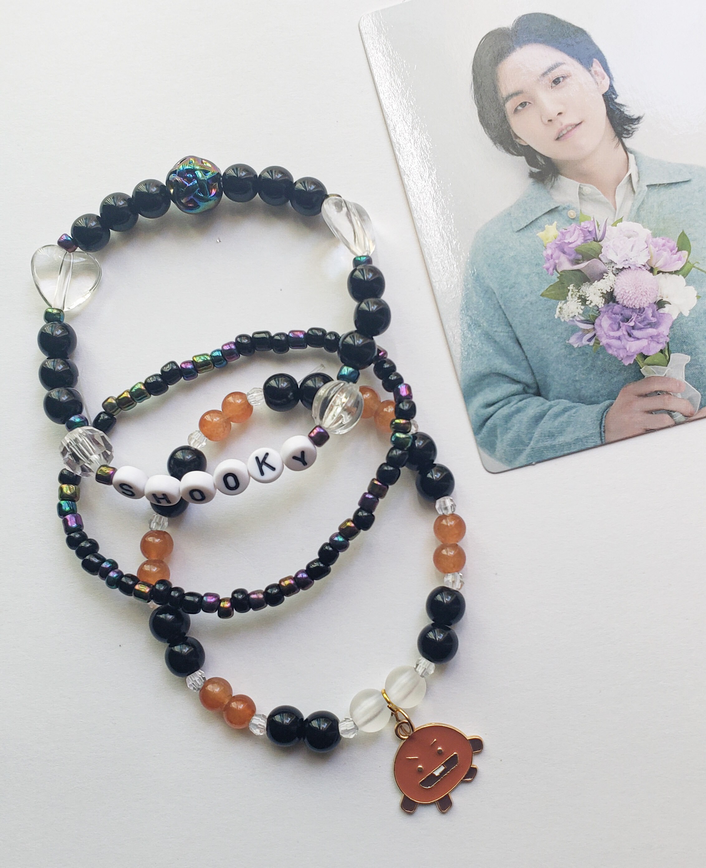Handmade BTS/BT21 Inspired Beaded Bracelets - Etsy