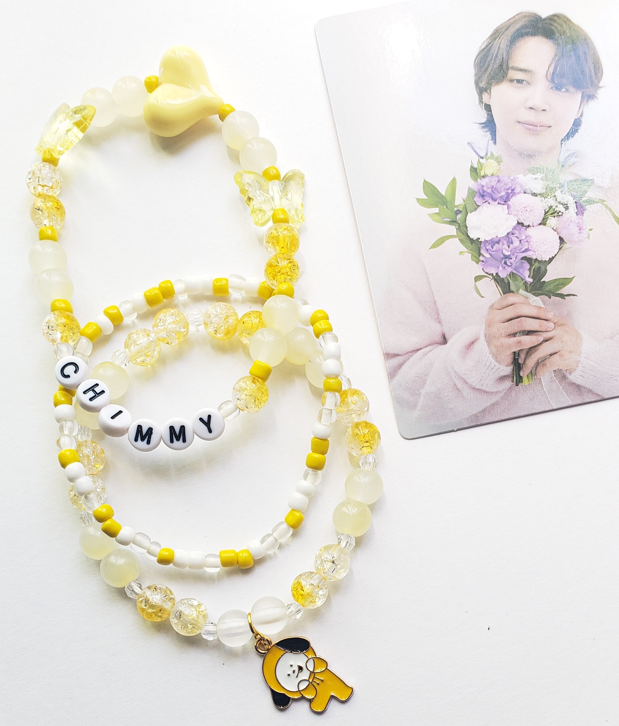 Handmade BTS/BT21 Inspired Beaded Bracelets - Etsy