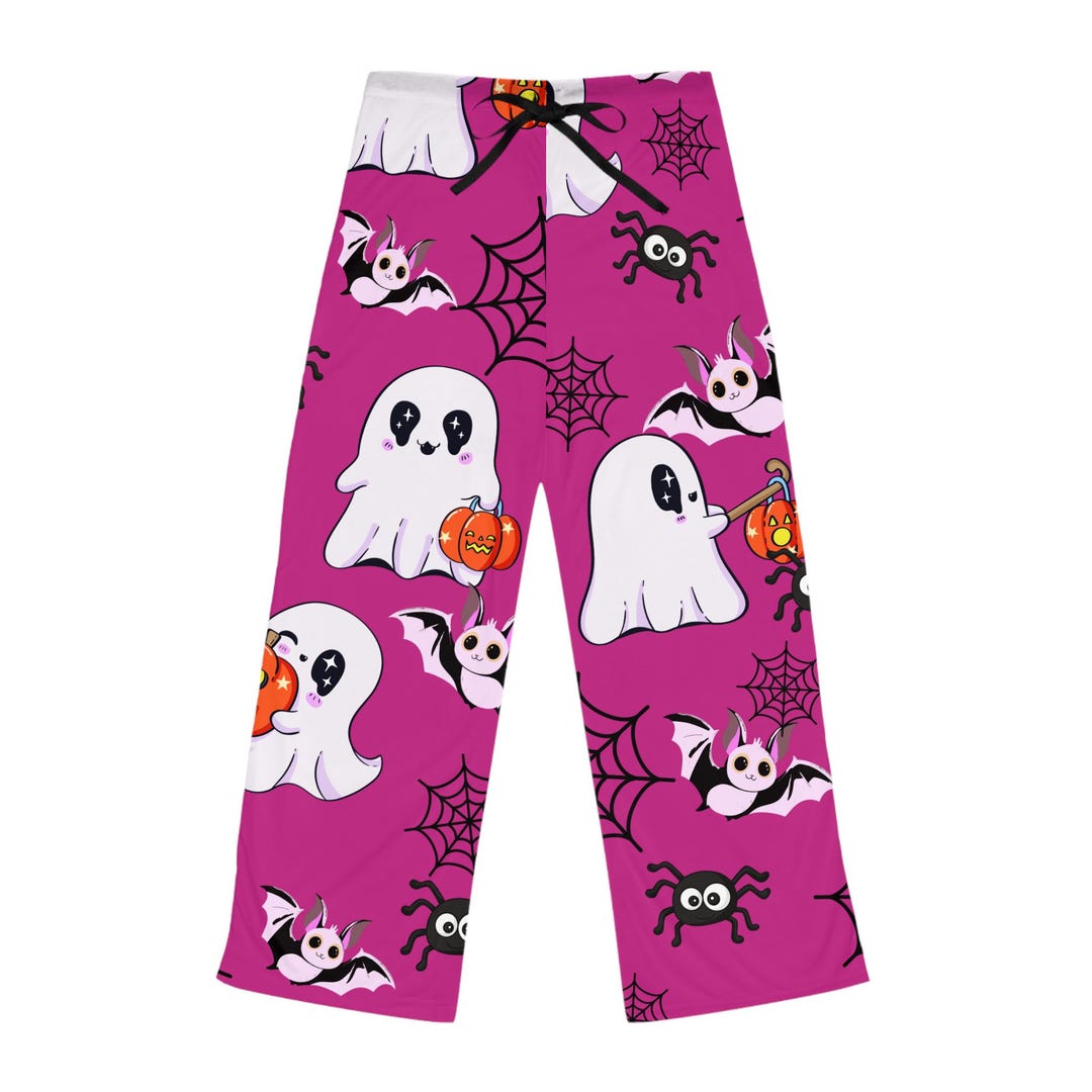 Ghost Pajama Pants, Spooky Halloween Sleepwear, Women's Lounge Pants - Etsy