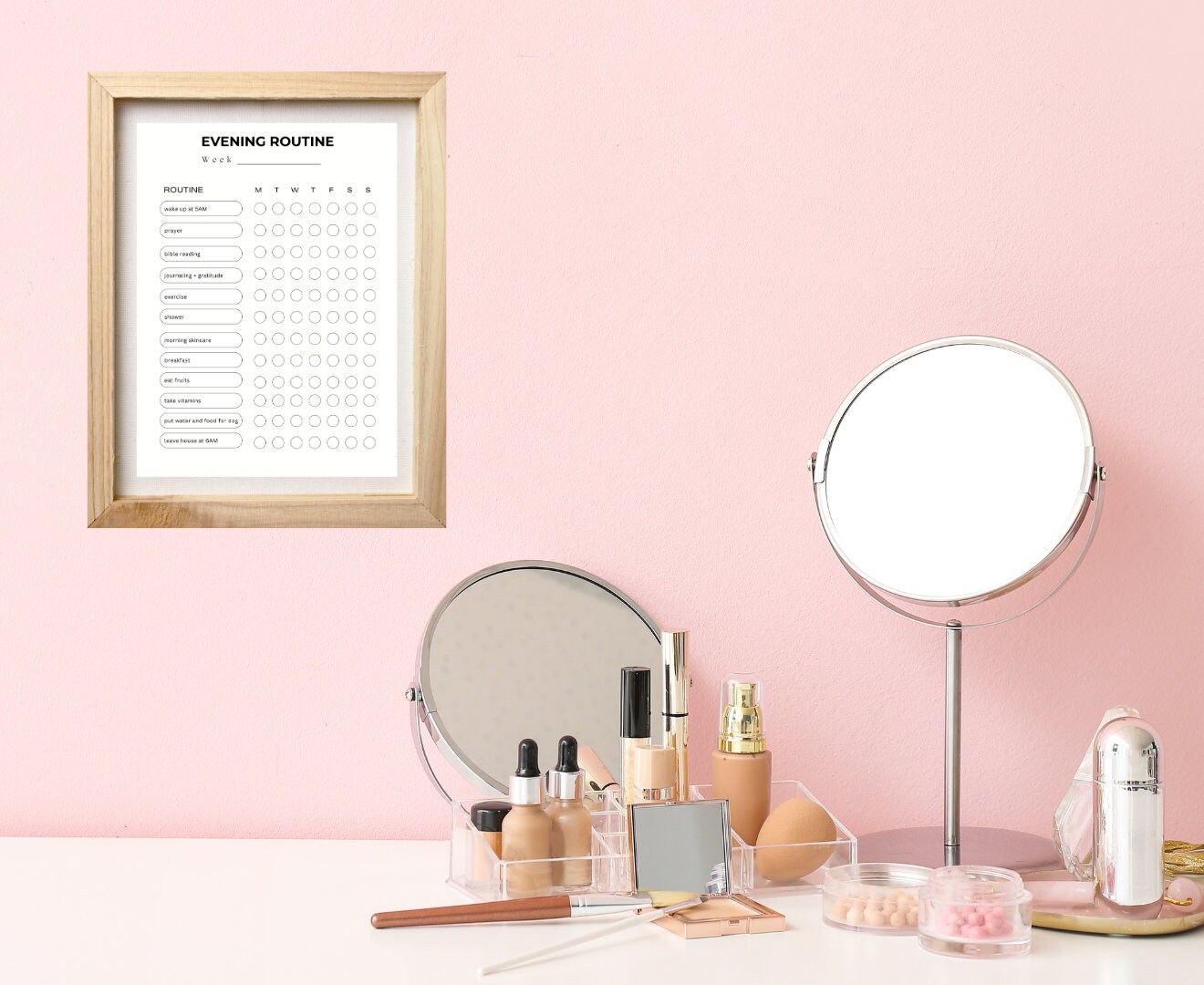 Editable Morning and Night Routine Tracker| Daily Routine Tracker ...