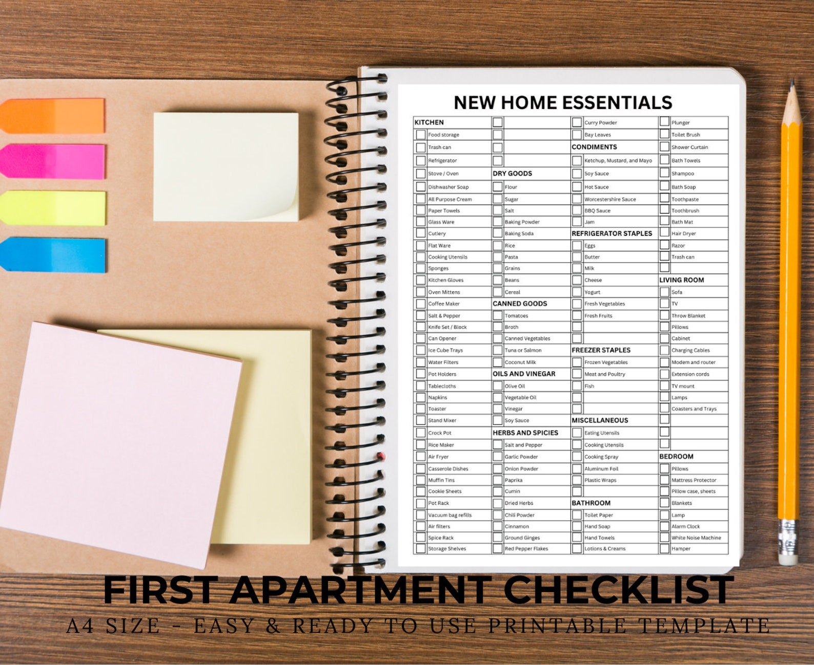 First Apartment Checklist, New Home Checklist, Moving Checklist ...