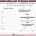 Editable Morning and Night Routine Tracker| Daily Routine Tracker ...