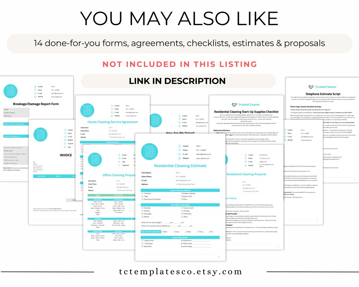 Cleaning Business Startup Checklist Form Editable Google Docs & MS Word ...