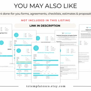 Cleaning Business Startup Checklist Form Editable Google Docs & MS Word ...