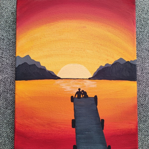 Sunset Acrylic - Etsy