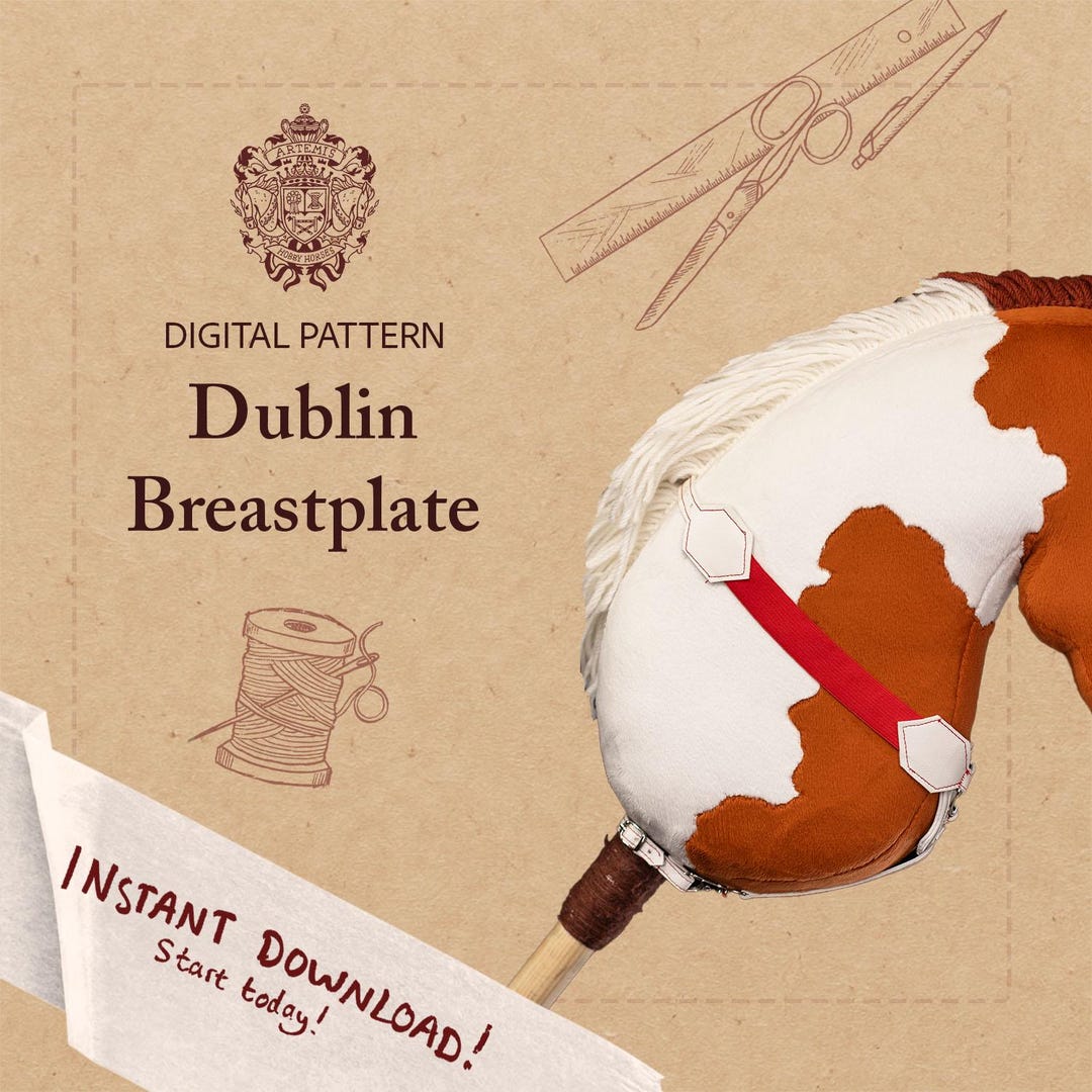 Dublin Breastplate Digital DIY Pattern - 3 Sizes - Video Tutorial ...
