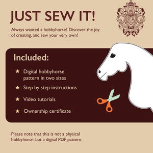 HOBBYHORSE TEMPLATE - [boromir] - DIY Sewing Project Pattern - Fjord ...