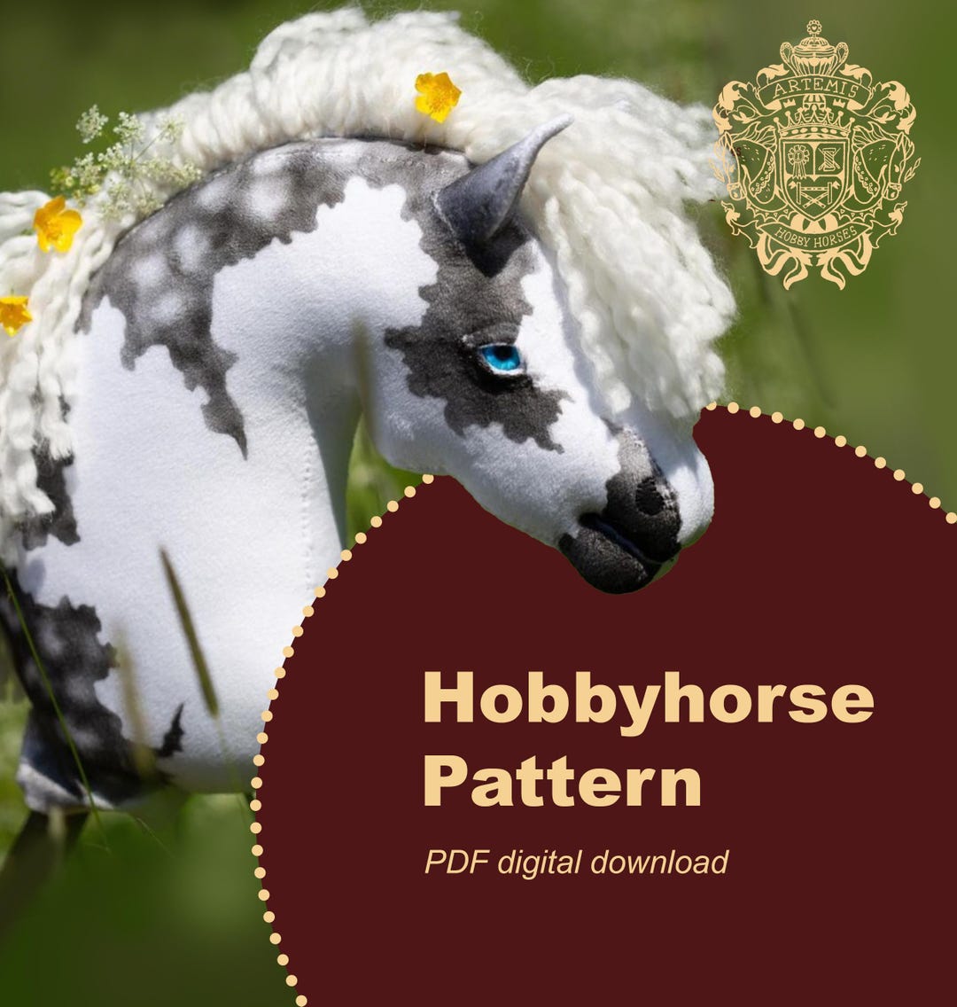 HOBBYHORSE TEMPLATE - [lupin] - DIY Sewing Project Pattern - Etsy