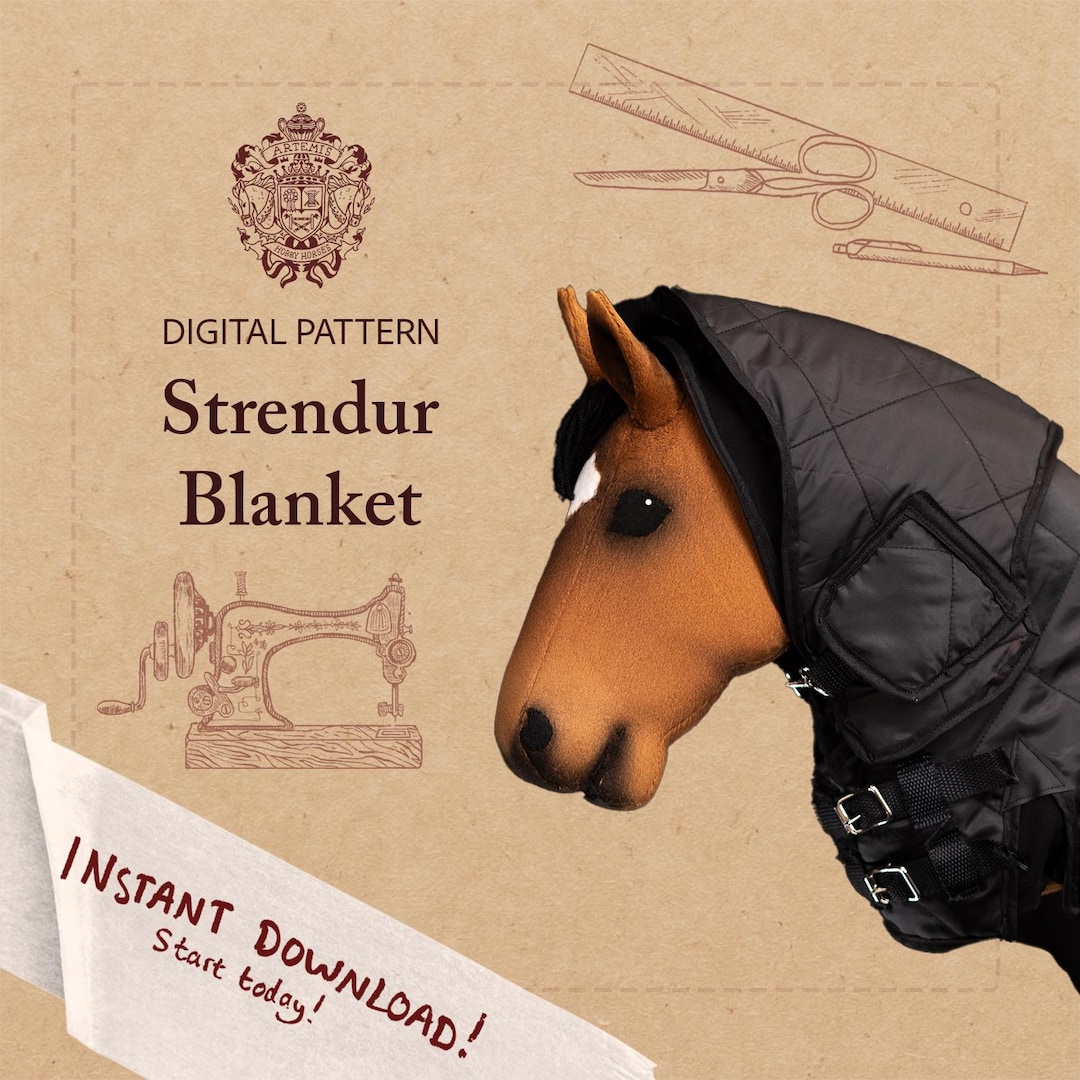 Hobbyhorse Blanket Digital Pattern | Strendur, 3 Sizes (PDF Pattern) - Etsy