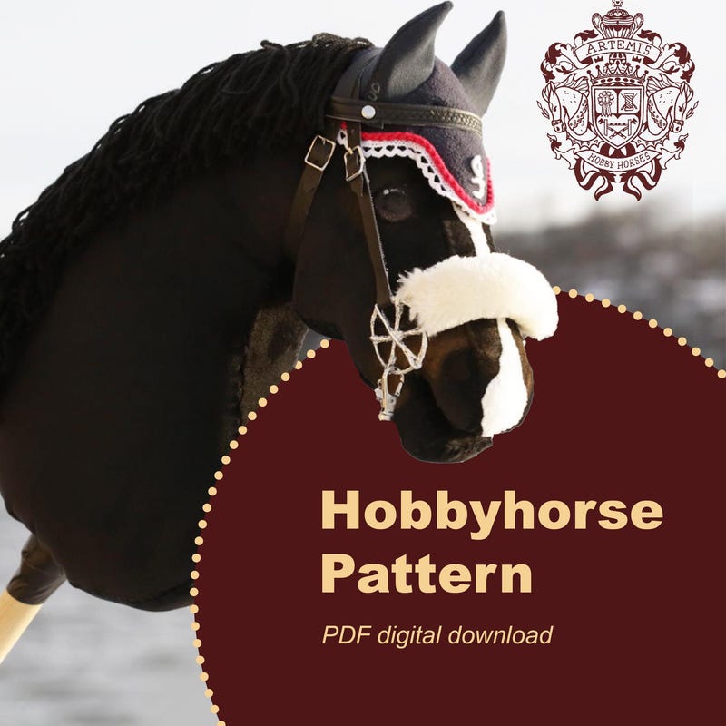 Hobby horse vorlagen - Etsy.de