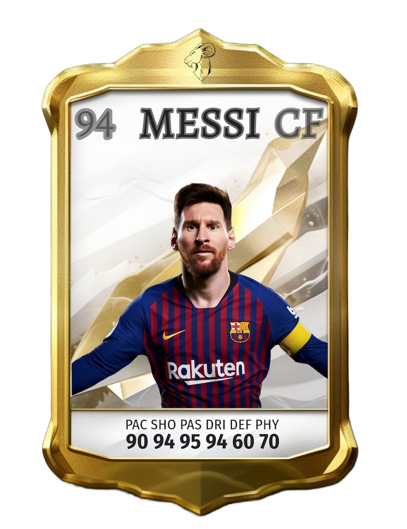 Football Card/soccer Card, Templates, Customizable, Set of 20, Unique ...