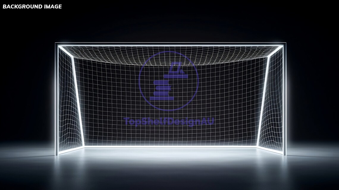 Goal, Soccer, Football, Digital Background backdrop, Net, Team Photo ...