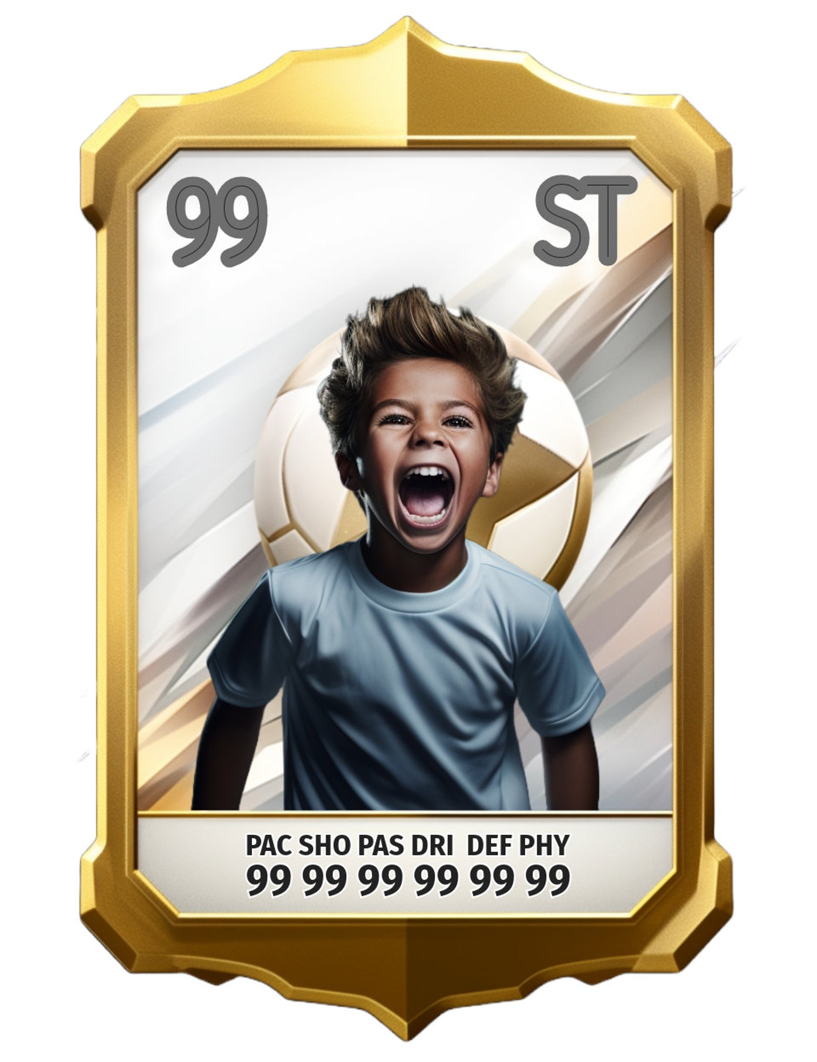 Football Card/soccer Card, Templates, Customizable, Set of 20, Unique ...