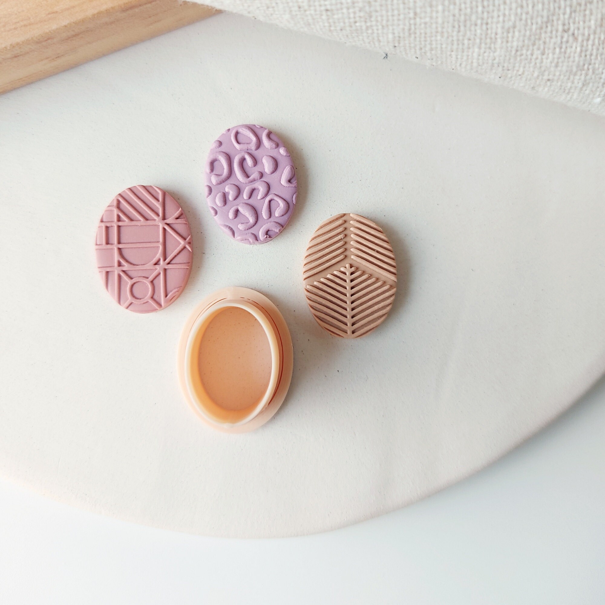 Oval Polymer Clay Cutter Basic Shape Cutter for Polymer Clay Earrings ...