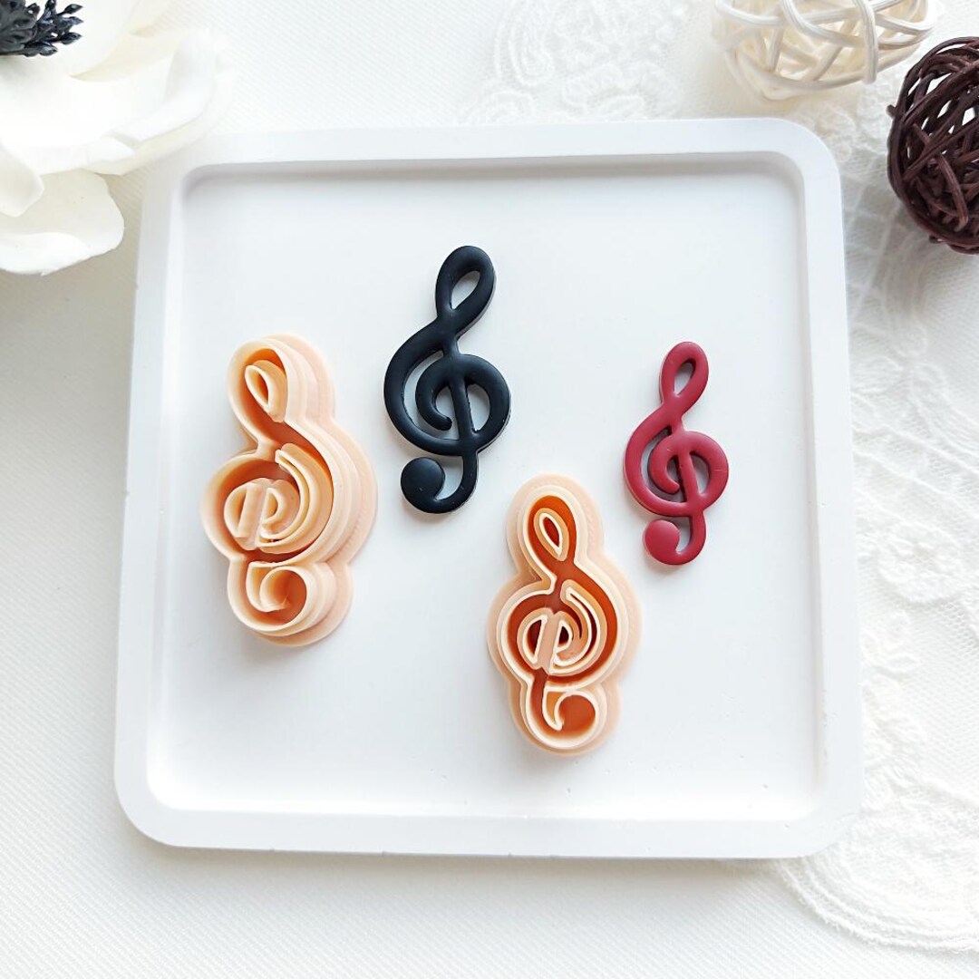 Treble Clef Shape Polymer Clay Cutter Sol Key Cutter for Polymer Clay ...